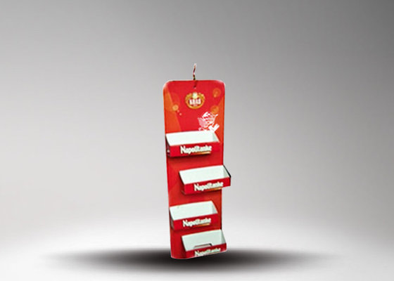 High quality cardboard Paper Sidekick Display with Glossy lamination for advertising supplier