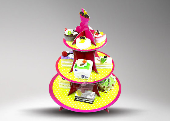 Environmental Protection cupcake cake stand / POP Cake Stand supplier