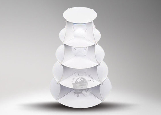 Wedding / Party Multi-layer Cardboard Cup Cake Stand / Cup Cake Stand /Cake Display supplier
