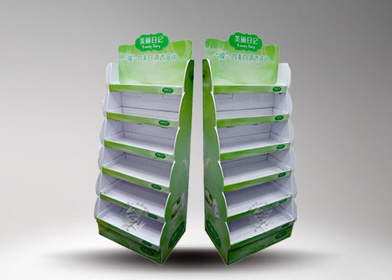 Portable Cartoon Corrugated Cardboard Advertising Display Stand For Promotion supplier