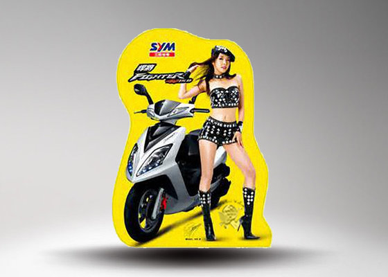 Colorful Eye - catching cardboard standee with pink color for lipsticks supplier