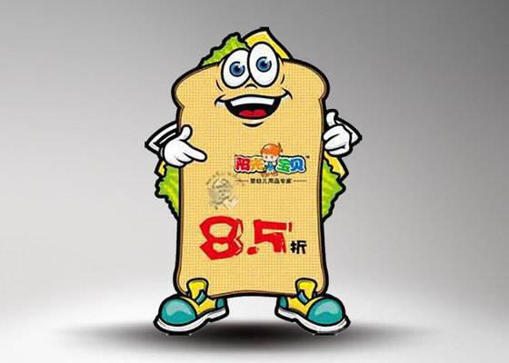 Corrugated Warm prompt cardboard standee for supermarkets and stores supplier
