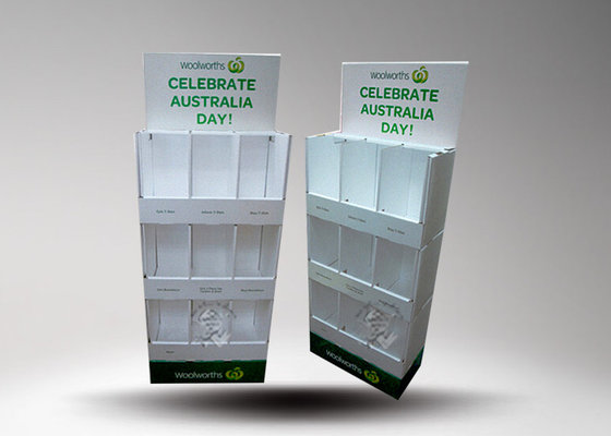 Supermarket Custom Made Cardboard Shelf Display With High Quality supplier