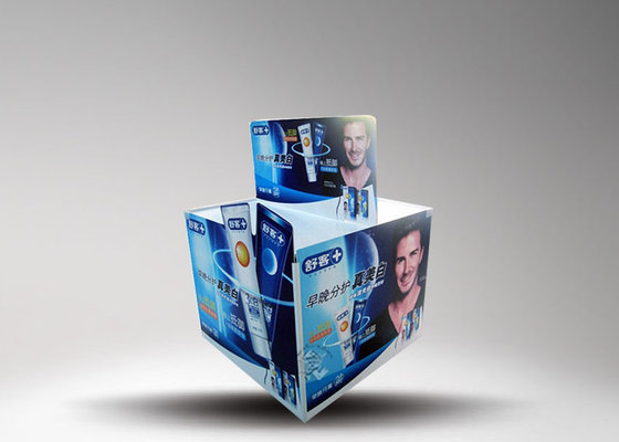 Shopping Mall Customize Made Pallet Display Stand / POP Cardboard Floor Stands supplier