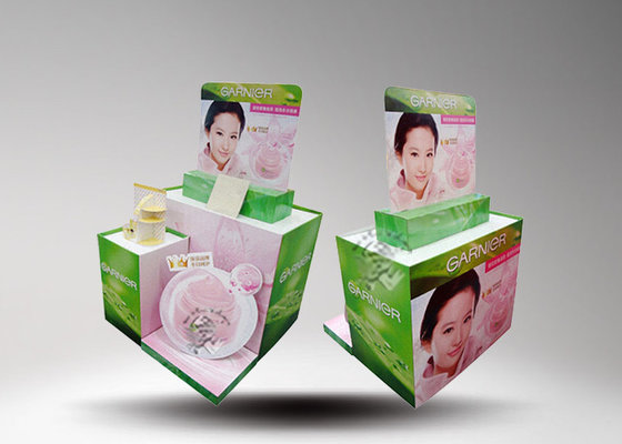 Facial cleanser pallet display shelf hold 100kg , retail pallet displays supplier