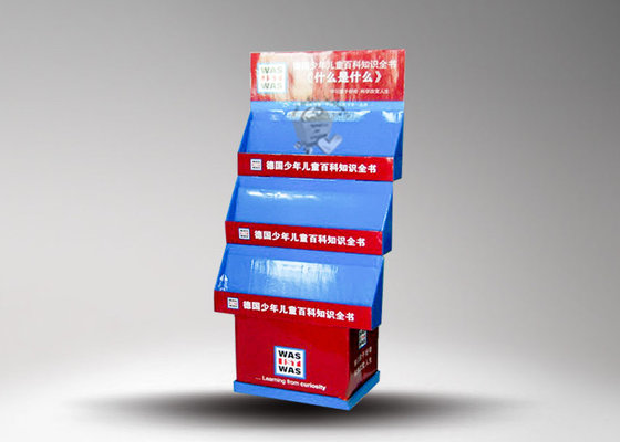 Ladder - shaped Flooring Stationery Display Stand for Office Pens Promotion supplier