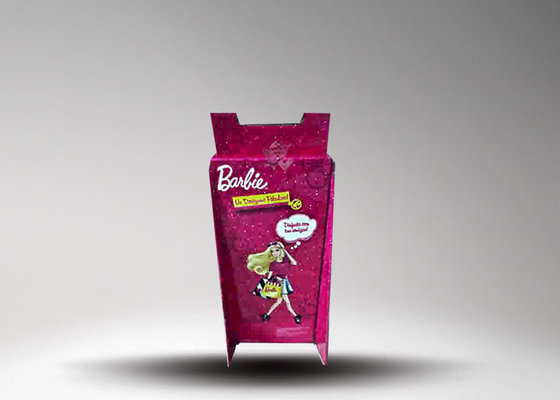 Pink Color Promotional Sidekick Display For Tableware,Paper Sidekick Stand supplier