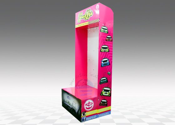 Toy Promotional Sidekick Display With Custom Pink / Branded Logo supplier