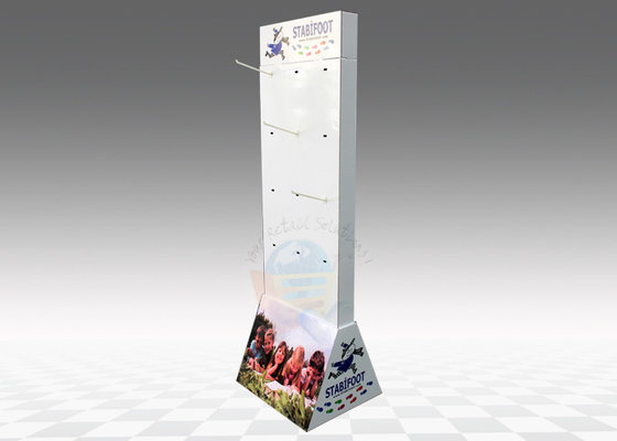 Double Sided Cardboard Hook Display / Storage Pocket hook display stand supplier