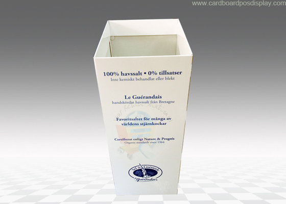 Blue Sky Corrugated Board Dump Bins , Rectangle cardboard recycling bins supplier