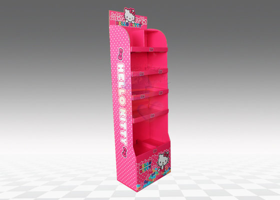 Children Toy Display Stands 5 Tiers , Offset printing floor display stands supplier