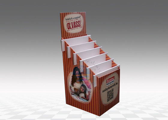 Magazine Custom Cardboard Display Matte Lamination Tailor Make supplier