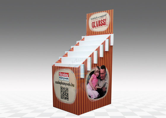 Magazine Custom Cardboard Display Matte Lamination Tailor Make supplier