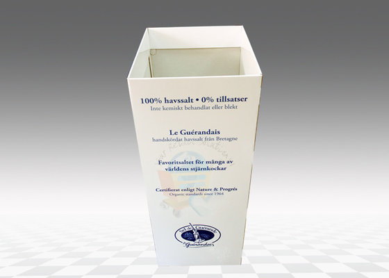 cardboard recycling bins for Retail with Glossy Lamination / Retail Store Fixtures supplier