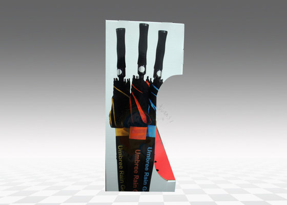 Umbrellas Cardboard Advertising Displays Glossy Printing foldable supplier