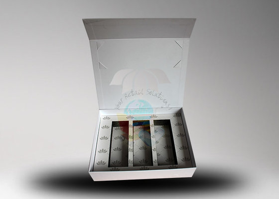 Supermarket Custom Cardboard Display Stand / brochure display stands supplier