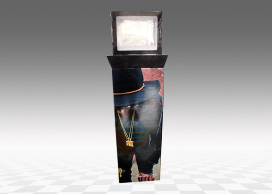 PVC foldable cardboard cutout standee display Glossy varnishing supplier