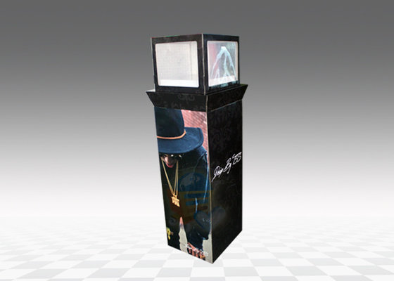PVC foldable cardboard cutout standee display Glossy varnishing supplier