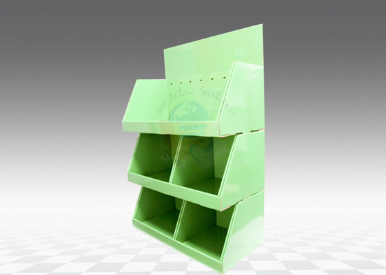 OEM Cardboard POS Display Stands 3 Shelves for Supermarket supplier