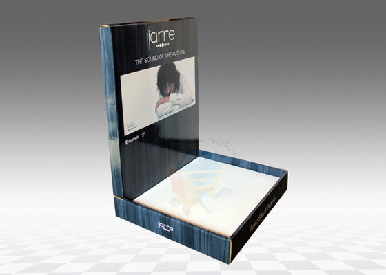 Headset Tabletop Cardboard Counter Display with Glossy Lamination supplier