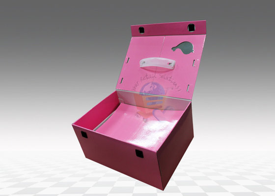 Lovely Cardboard retail floor Display Stands free standing Waterproof supplier