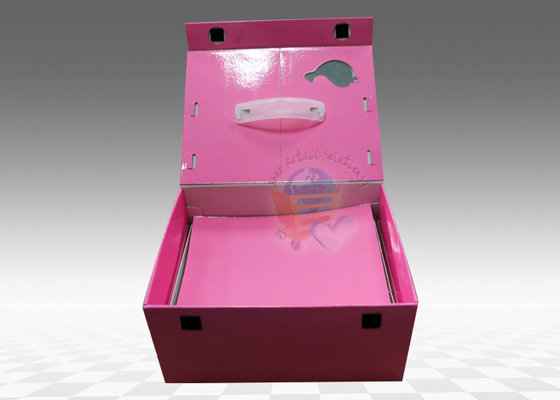 Lovely Cardboard retail floor Display Stands free standing Waterproof supplier