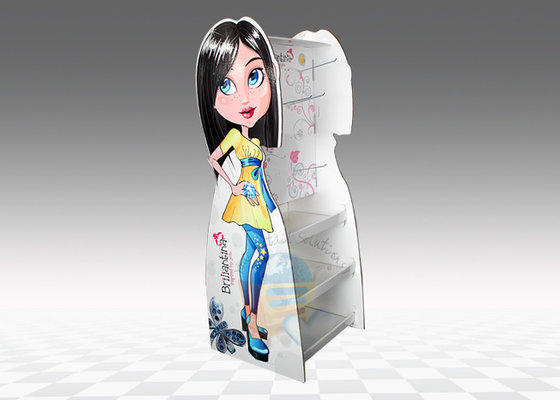 Magazine Cardboard Hook Stands for Display , display stand with hooks supplier