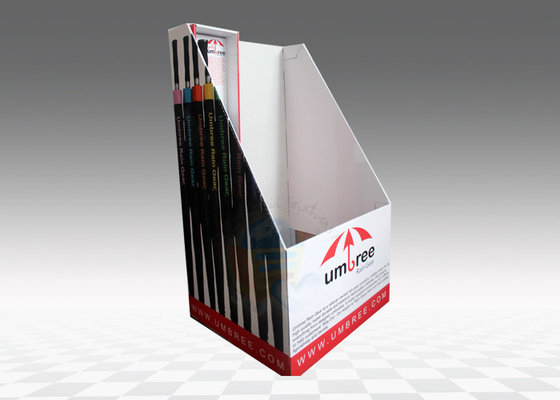 Advertising Custom cardboard display rack , Pos umbrella Display Rack supplier