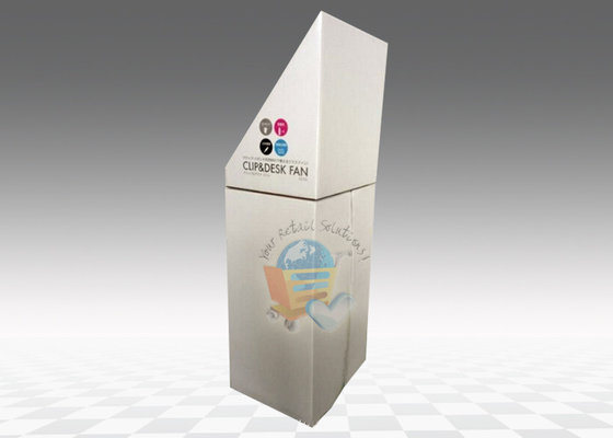 Shiny Coating Cup Cardboard Display Stand Retail Advertising supplier