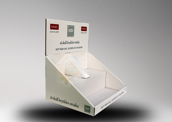 2 - layer Corrugated Cardboard Counter Display Boxes , counter top displays supplier