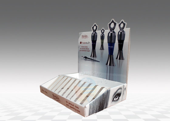 Eye-lash Cosmetic Customize Cardboard Counter Display in Fashion Design supplier