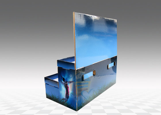 Child Toys Cardboard Counter Display with 2 -tier Popular Design for Sales supplier