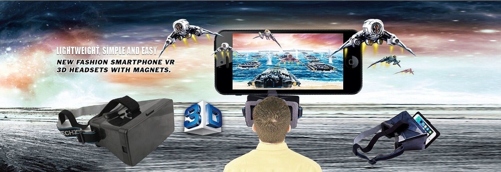 Cardboard VR Glasses