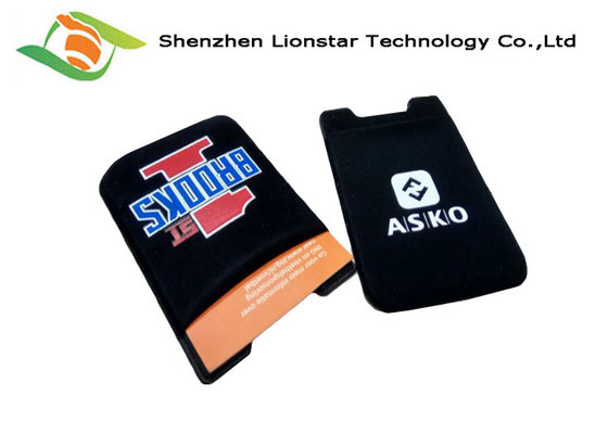 Multi Color  Stretch Phone Holder 3M Mobile Phone Wallet For Promotion Card / VIP Card