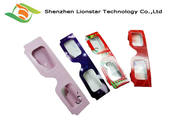 Diffraction Glasses Love Heart Passive 3D Glasses For Firework Show / Concert