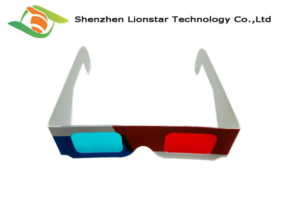 Colorful Paper Red BluePassive 3D Glasses Anaglyph Glasses For 3D Photos