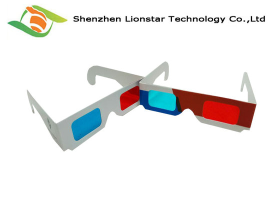 Colorful Paper Red BluePassive 3D Glasses Anaglyph Glasses For 3D Photos