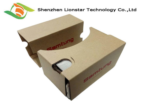 Craft Paper Cardboard VR Goggles For Watching 3D Video/ Playing 3D Games