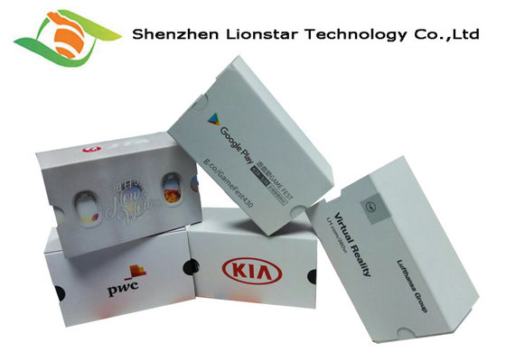 Portable Cardboard Virtual Reality Goggles For Watching 3D Videos / Games