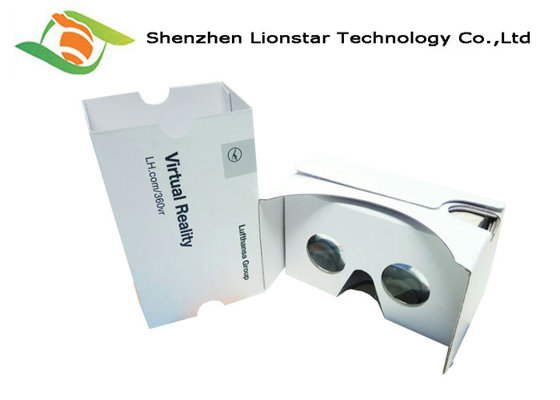 Portable Cardboard Virtual Reality Goggles For Watching 3D Videos / Games