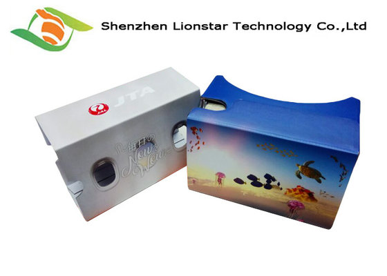 360° Panoramic Map Waterproof Cardboard VR Viewer With Three Layers Paper