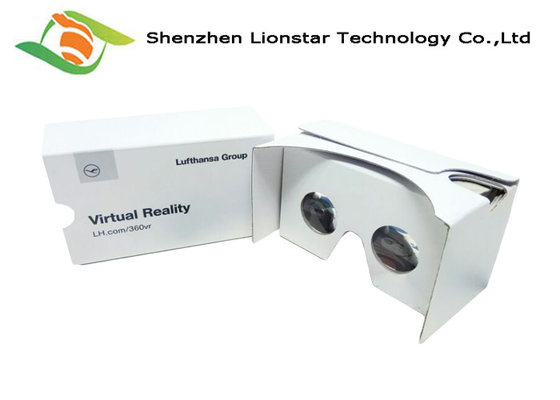 360° Panoramic Map Waterproof Cardboard VR Viewer With Three Layers Paper