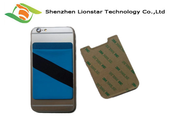 Customized Lycra Cell Phone Holder Rectangular Adhesive Smartphone Sticker