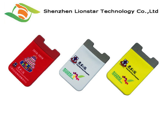 Soft Lycra Cell Phone Holder With 3M Sticker Adhesive And Spandex Fabric