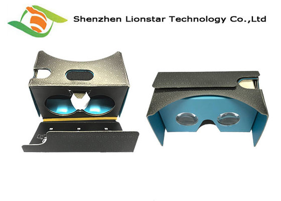 Lens Diameter 37M / 34MM Cardboard VR Goggles For Android And IPhone Smartphones