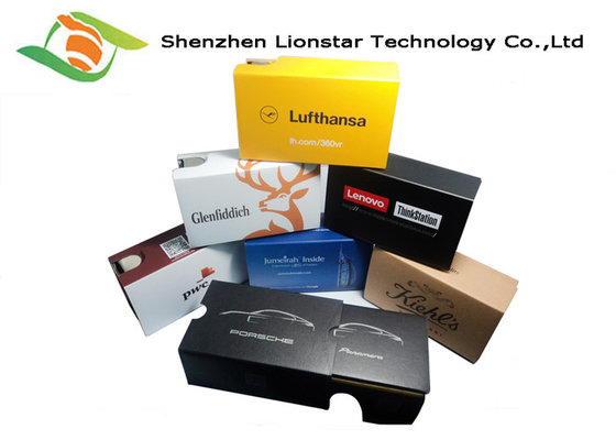 3D Video Glasses Virtual Reality Cardboard 360 Degree With Custom Company Logo