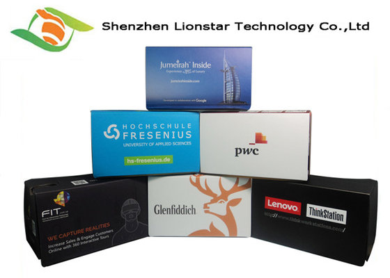 3D Video Glasses Virtual Reality Cardboard 360 Degree With Custom Company Logo