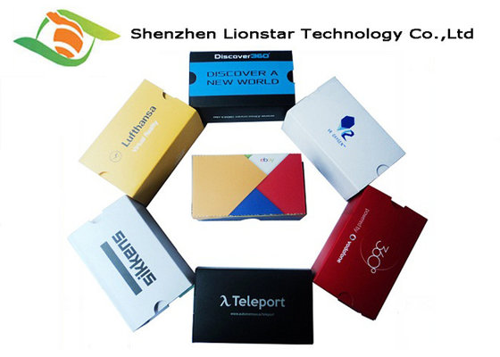 3D Video Glasses Virtual Reality Cardboard 360 Degree With Custom Company Logo