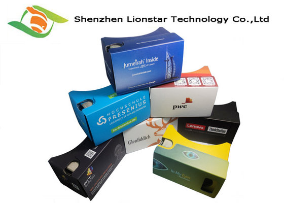3D Video Glasses Virtual Reality Cardboard 360 Degree With Custom Company Logo