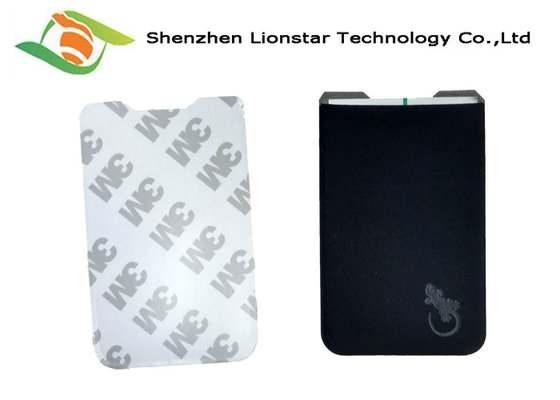 Lycra Cell Phone Pocket Card Holder For Credit Card / Transportation Card